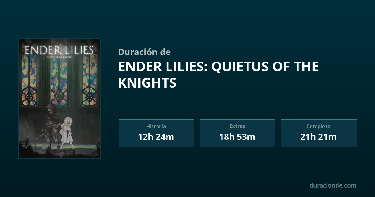 ¿Cuánto dura ENDER LILIES: Quietus of the Knights? | DuracionDe